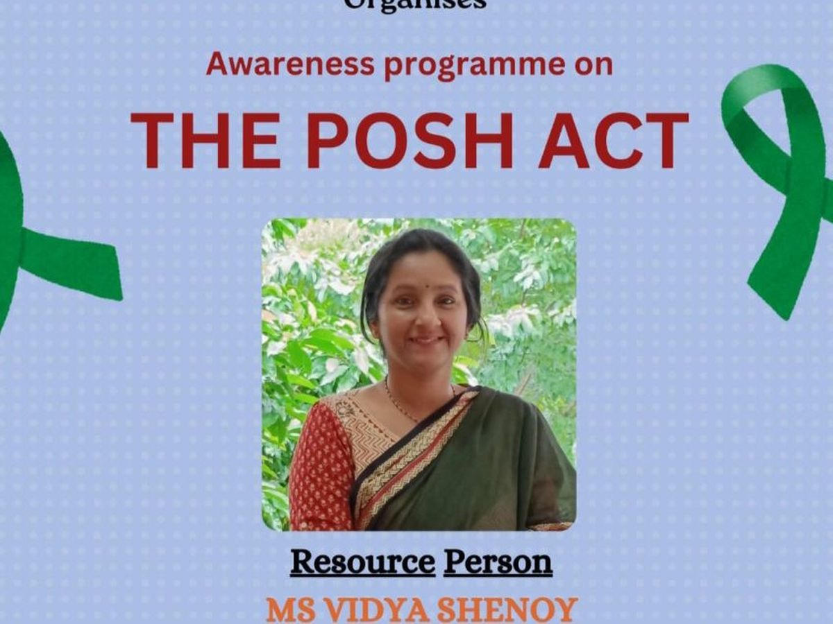 An awareness session on the PoSH Act - St. Agnes College (Autonomous ...