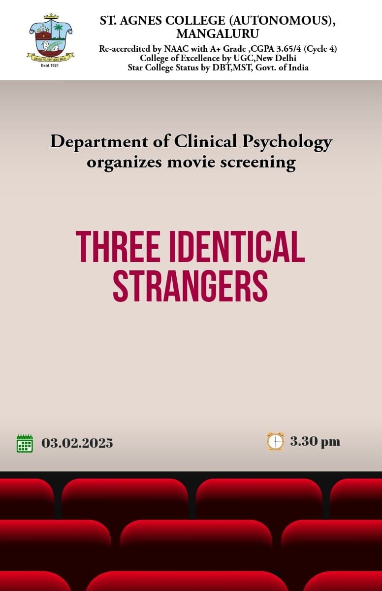 Department Of Clinical Psychology St Agnes College Autonomous